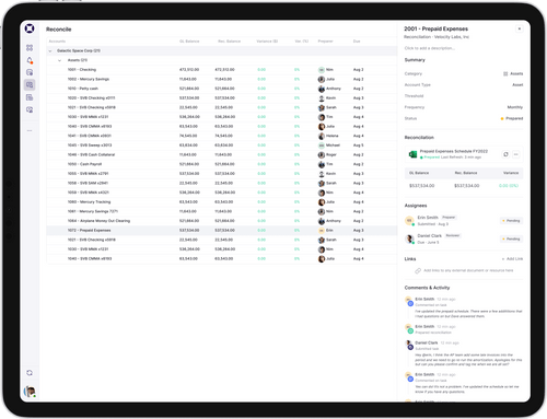 Reconcile — Product | Numeric